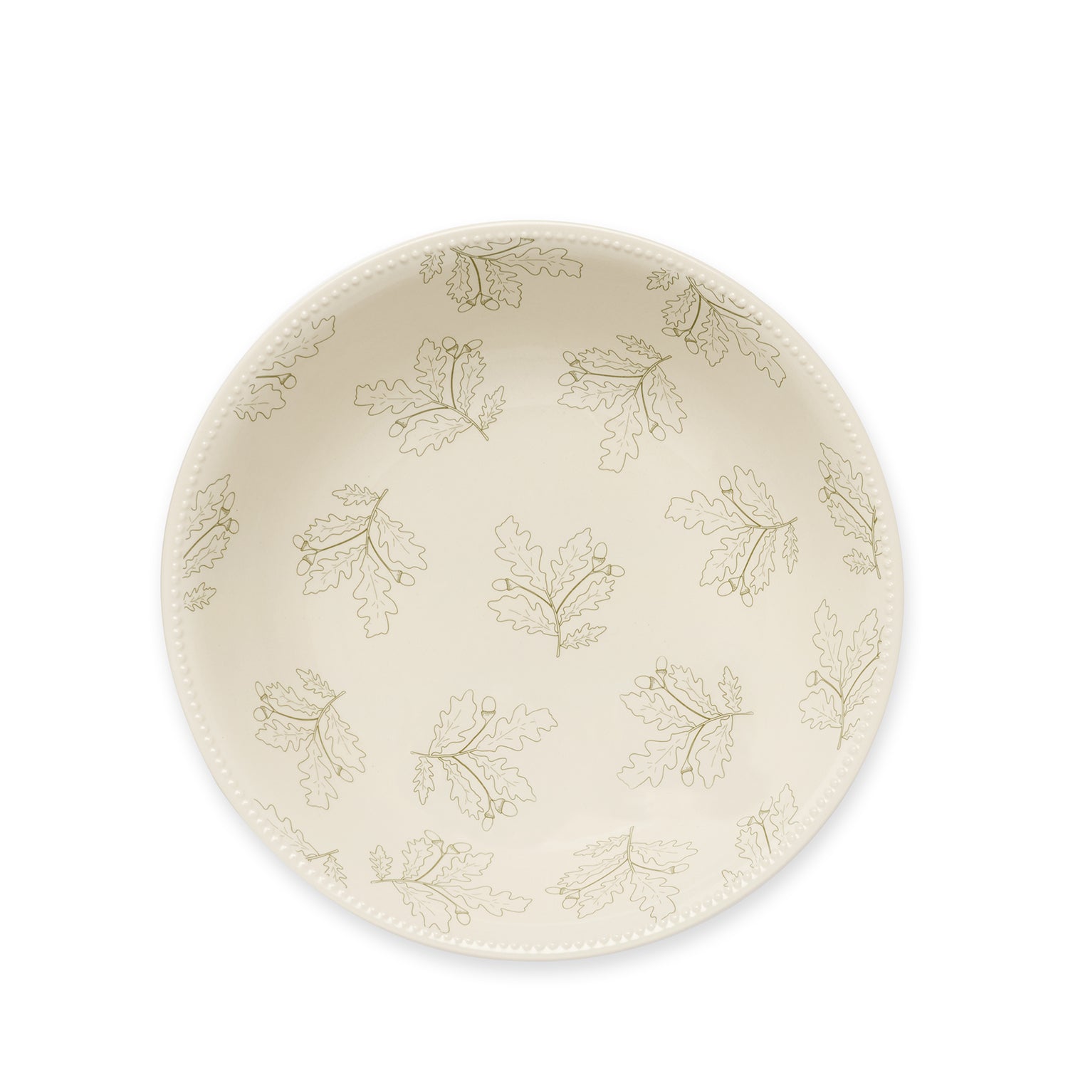 Acorn & Oak Leaves Stoneware Serving Bowl by Sophie Allport