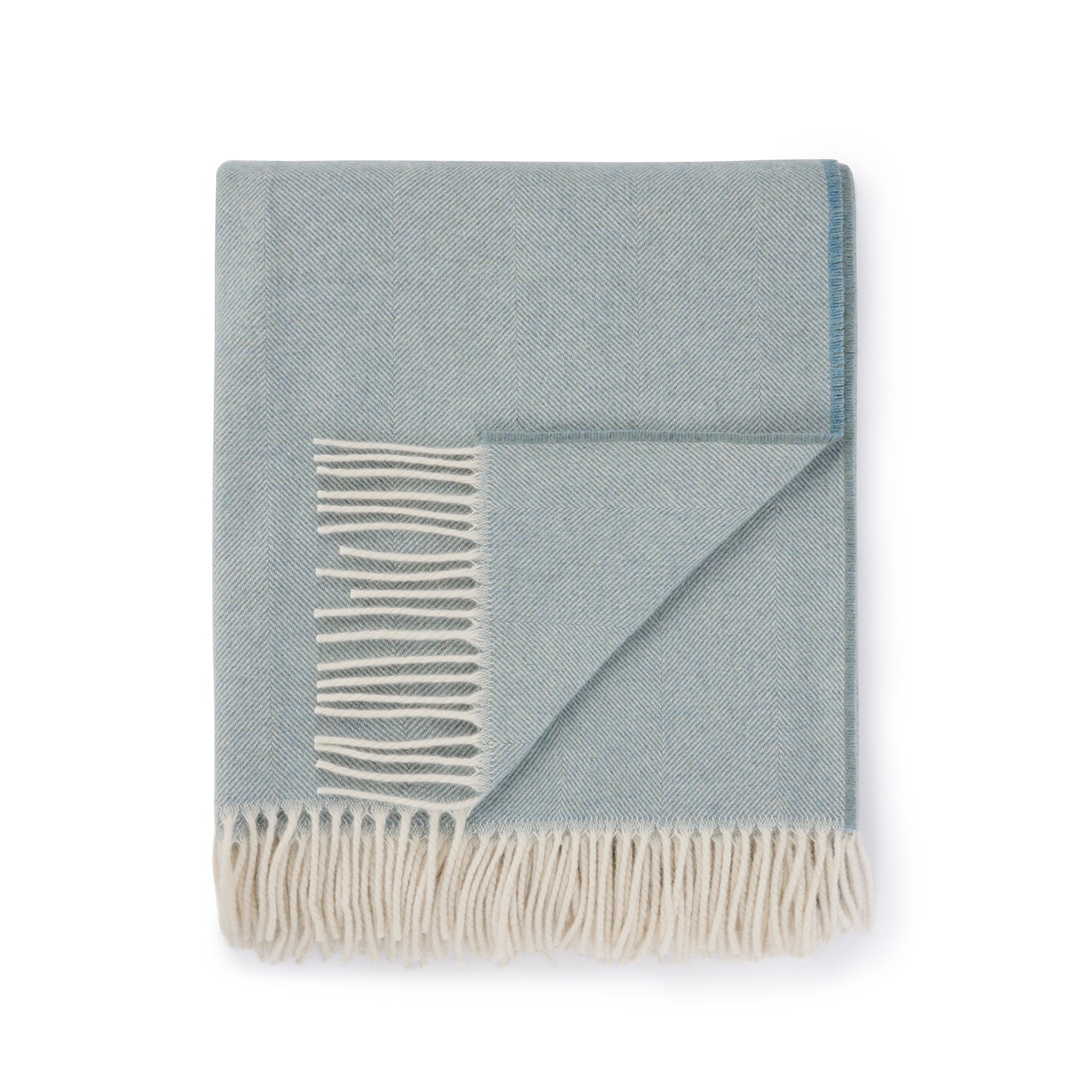 Wool Throw - Blue by Sophie Allport