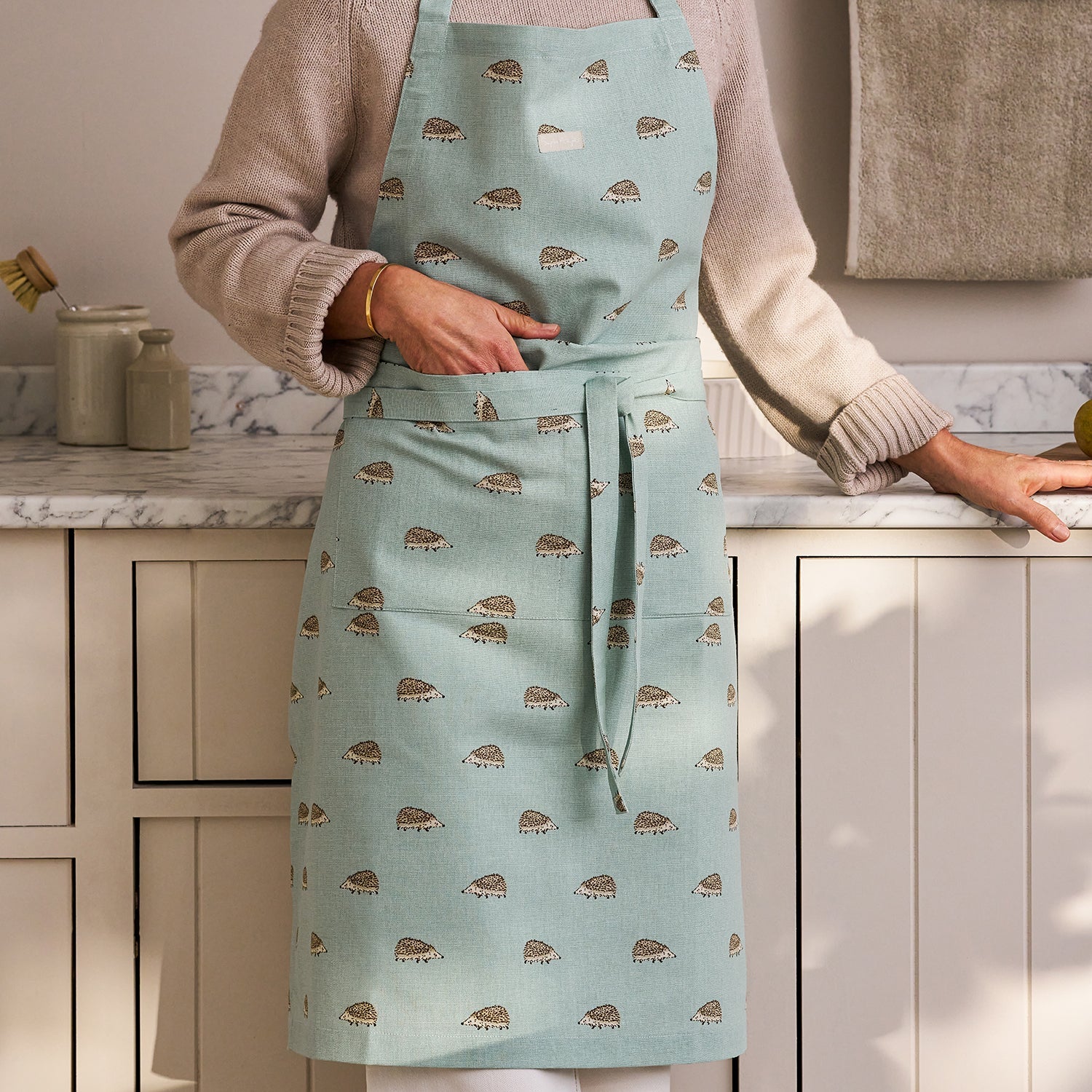 Hedgehogs Apron by Sophie Allport