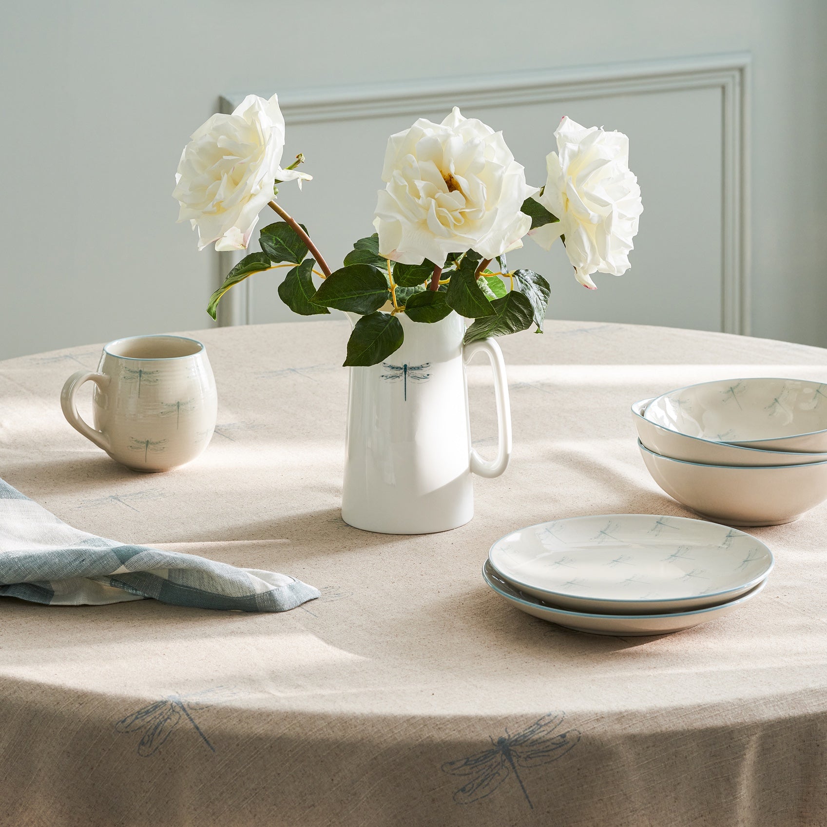 Faux Garden Rose - White by Sophie Allport