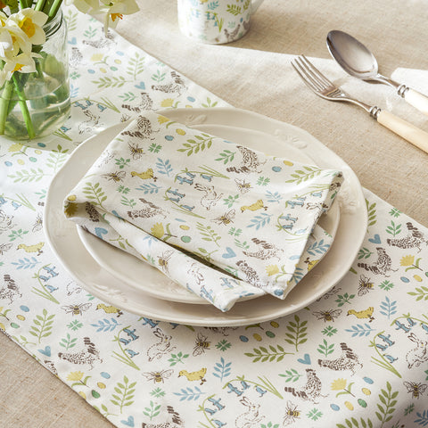 Spring Chicken Napkin (Set of 4) by Sophie Allport