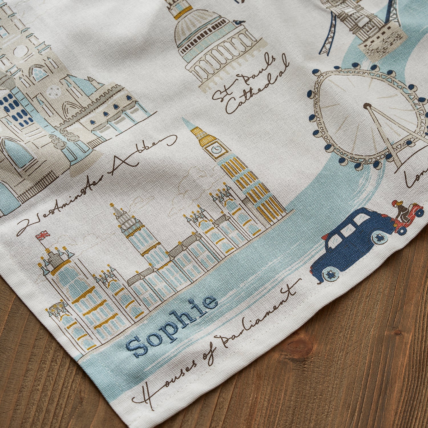 London Tea Towel by Sophie Allport