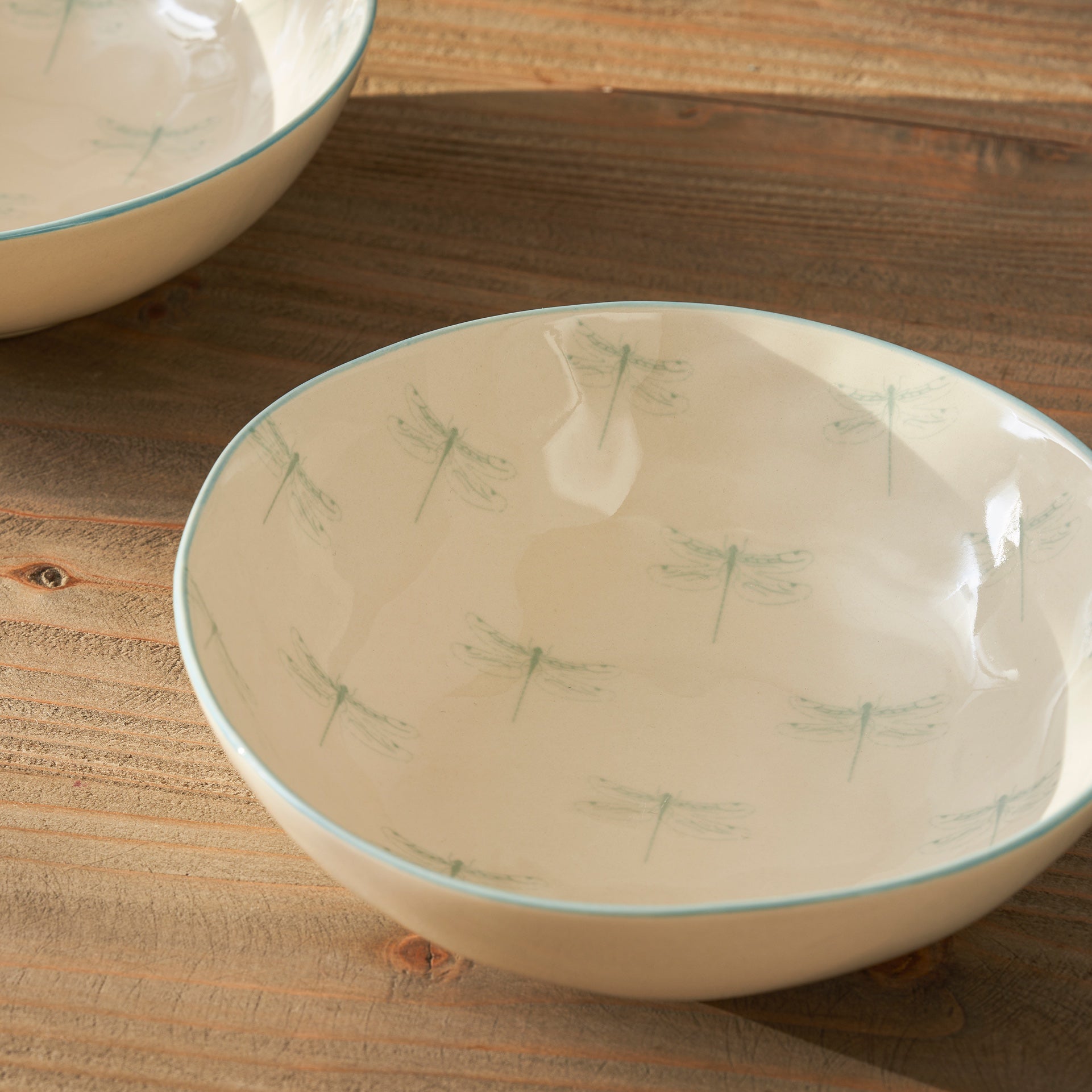 Dragonfly Stoneware Dessert Bowl by Sophie Allport