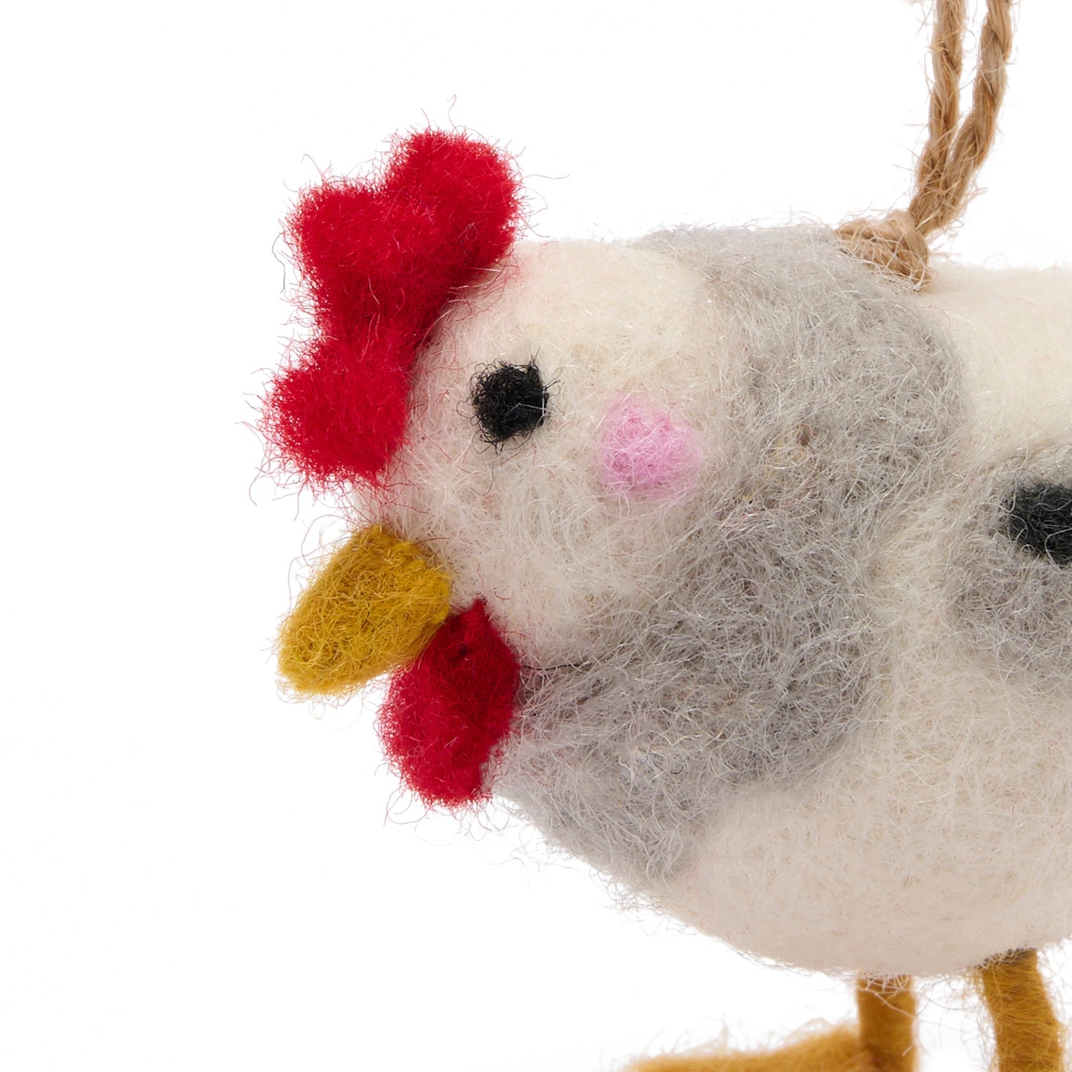Chicken Felt Bauble by Sophie Allport