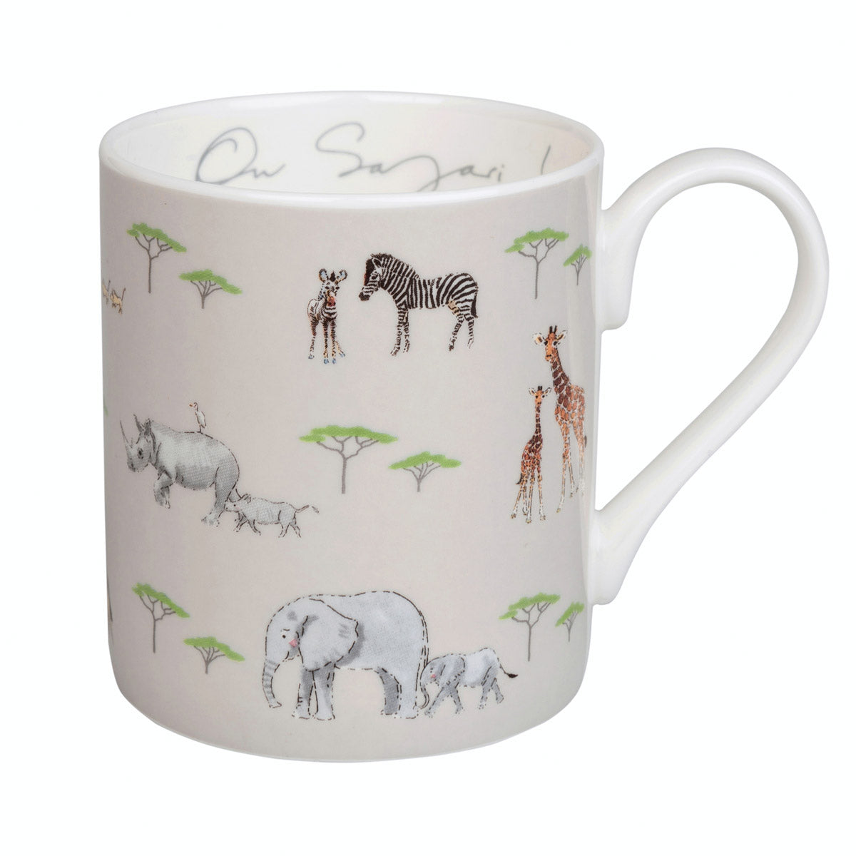 On Safari Coloured Mug by Sophie Allport