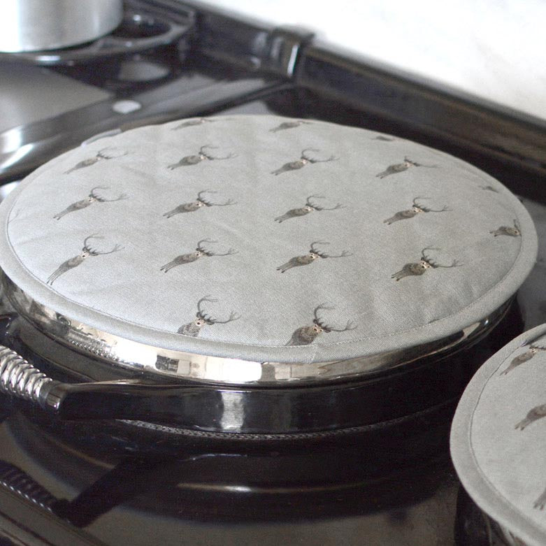 Highland Stag Circular Hob Cover by Sophie Allport