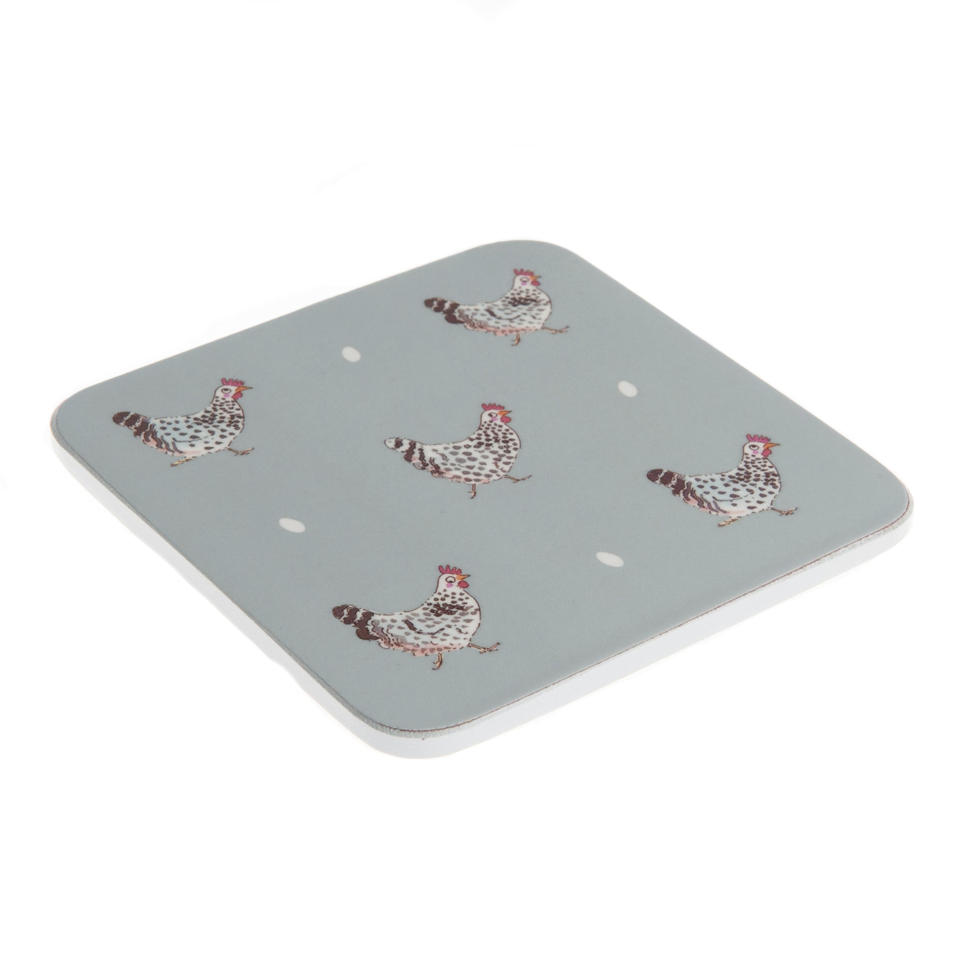 Chicken Coasters - Set of 4 by Sophie Allport