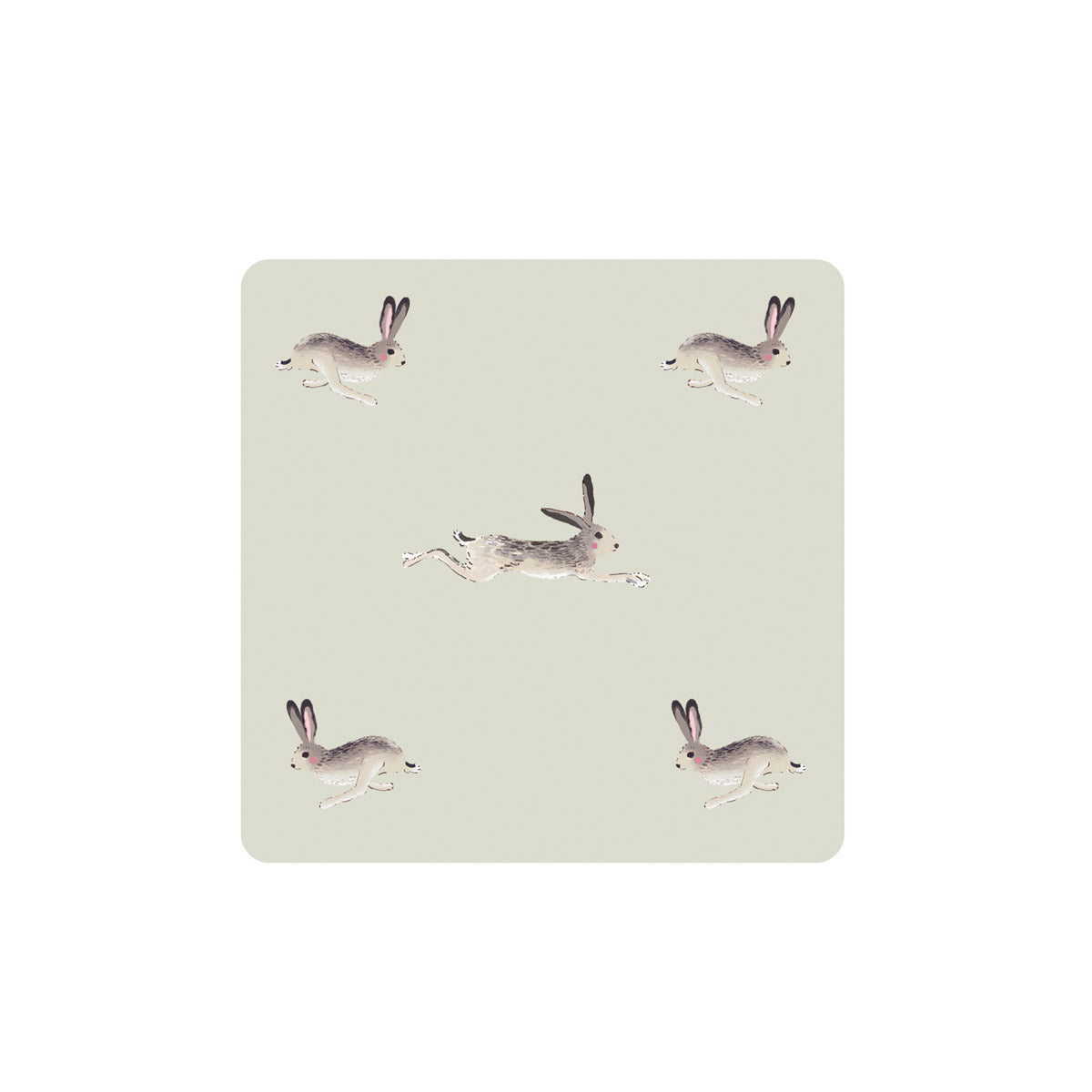 Hare Coasters - Set of 4 by Sophie Allport