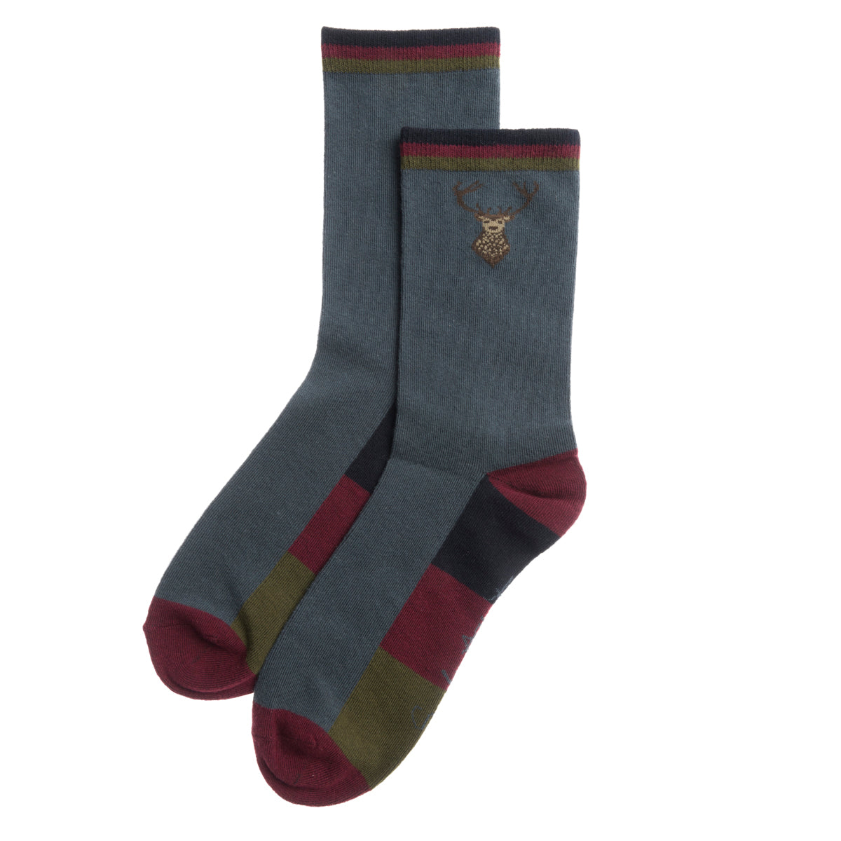 Highland Stag Mens Socks by Sophie Allport