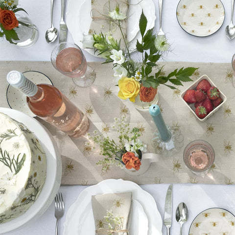 Bees Stoneware Nibbles Bowl by Sophie Allport