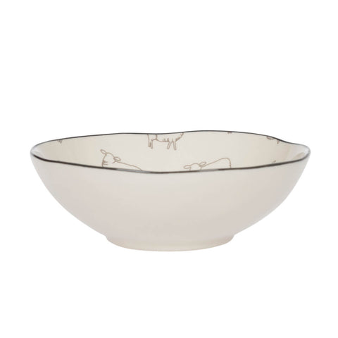 Sheep Stoneware Nibbles Bowl by Sophie Allport