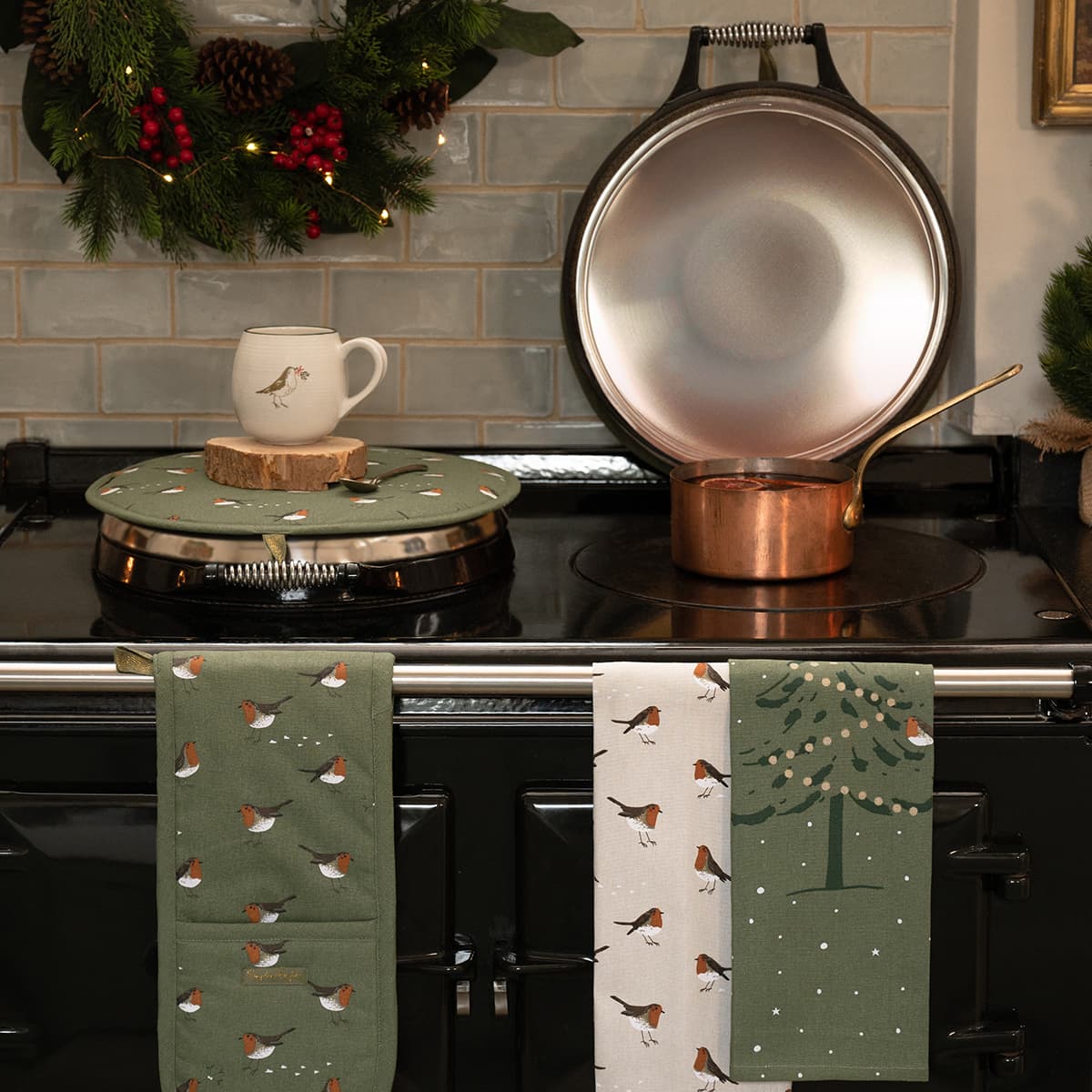 Robin Tea Towel (Set of 2) by Sophie Allport