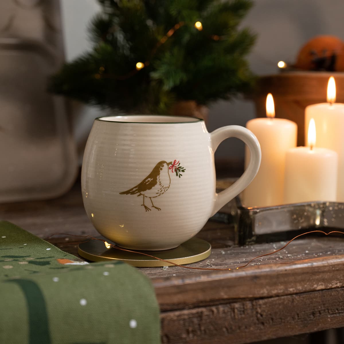 Robin Stoneware Mug by Sophie Allport