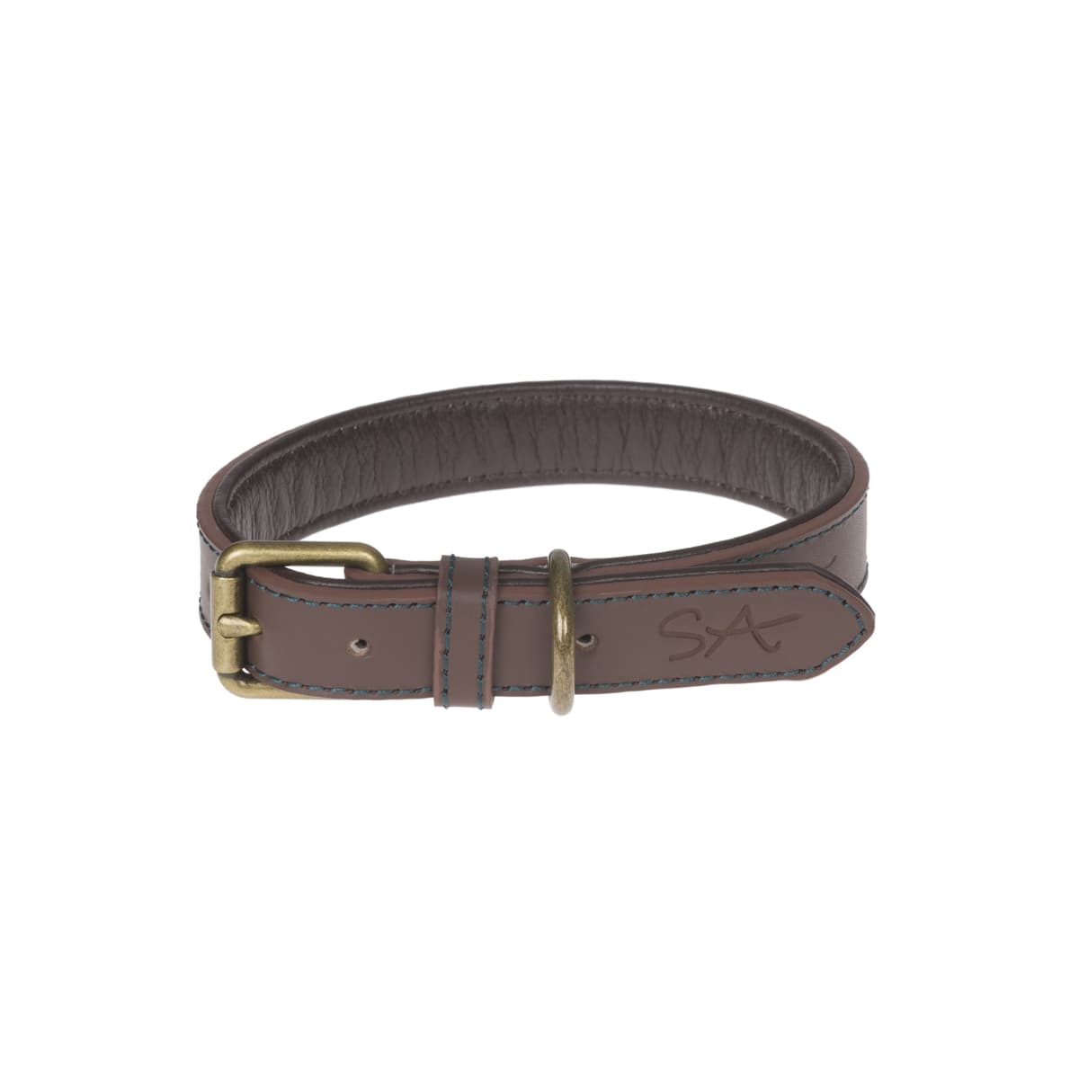 Woof Leather Dog Collar by Sophie Allport